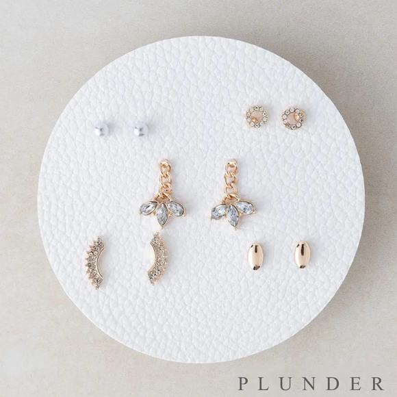 Plunder | Jewelry | New Plunder Antonella Fivepiece Earring Set 2575 ...